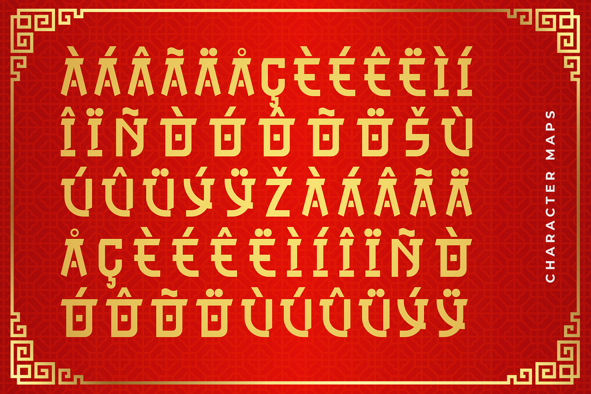 Gong Xi Fa Cai - Modern Chinese Font, a Script Font by overlaytemplates ...