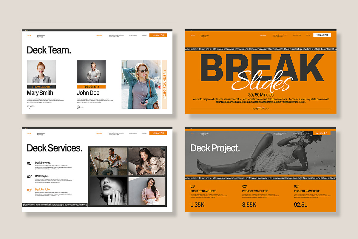 Pitch Deck Presentation Template