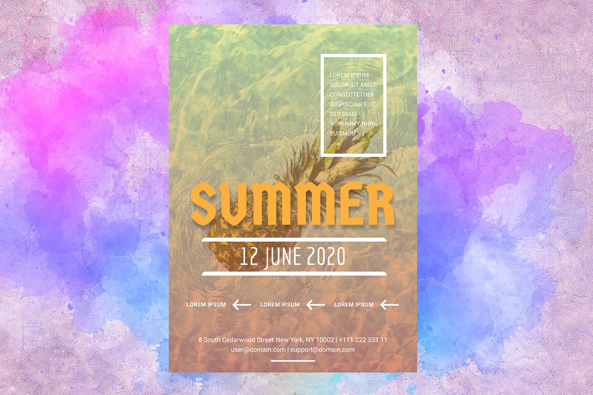 Summer Flyer, a Flyer Template by PenciGraphics