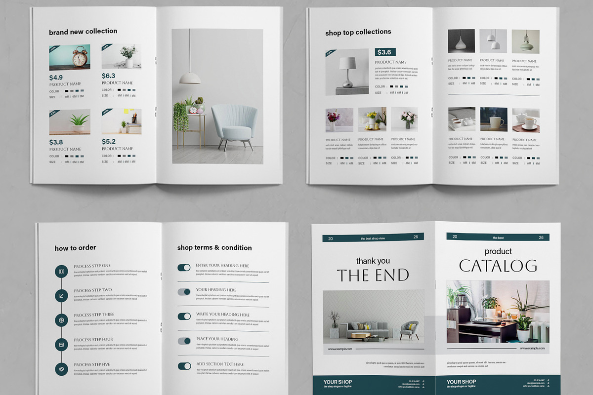 Modern Product Catalog Template