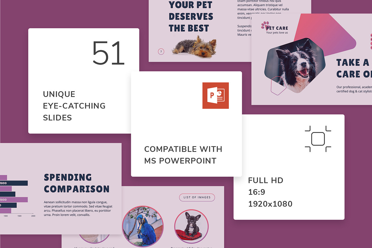 Presentation Pet Care, a Presentation Template by TemplatesNow!