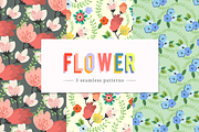SPRING FLOWER SEAMLESS PATTERN | Graphic Patterns ~ Creative Market