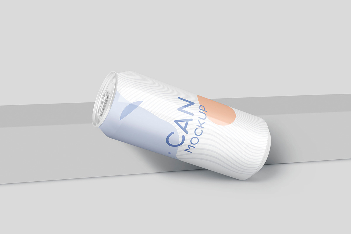 Can Mockup 500ml, a Packaging Mockup by GfxFoundry