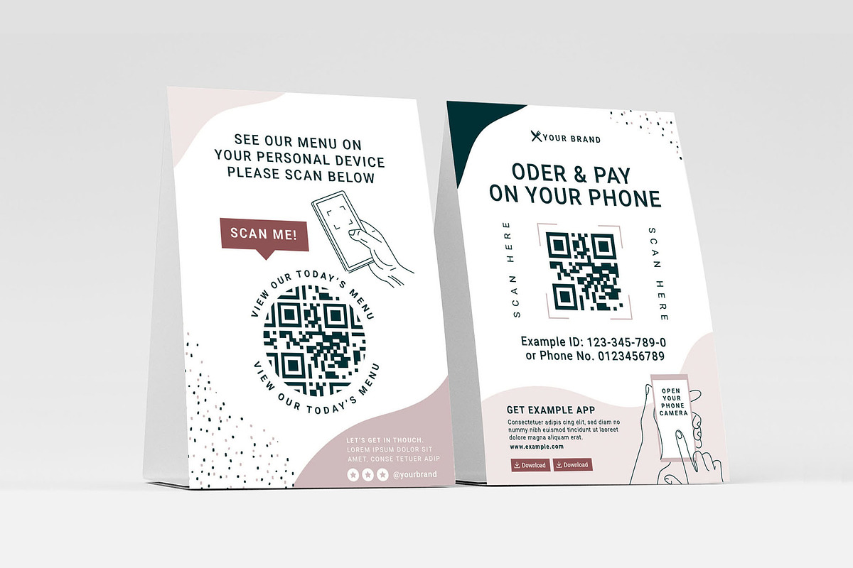 QR Code Flyer Templates Vol.6, a Flyer Template by BrandPacks