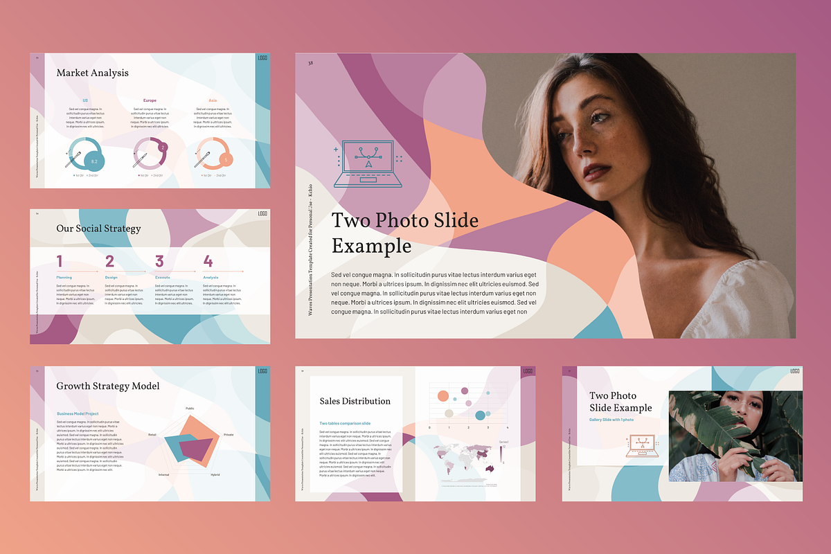 Waves - PPT Template