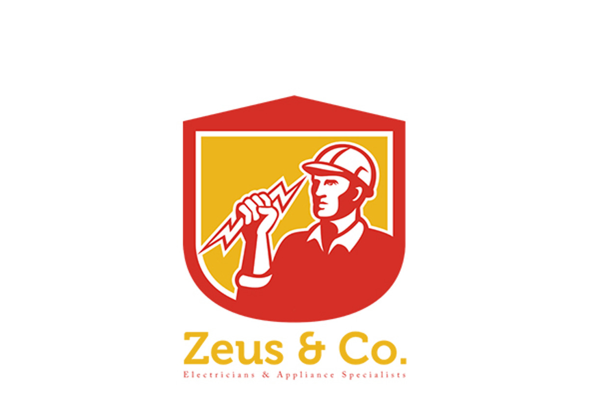 Zeus Electricians Logo, a Branding & Logo Template by patrimonio
