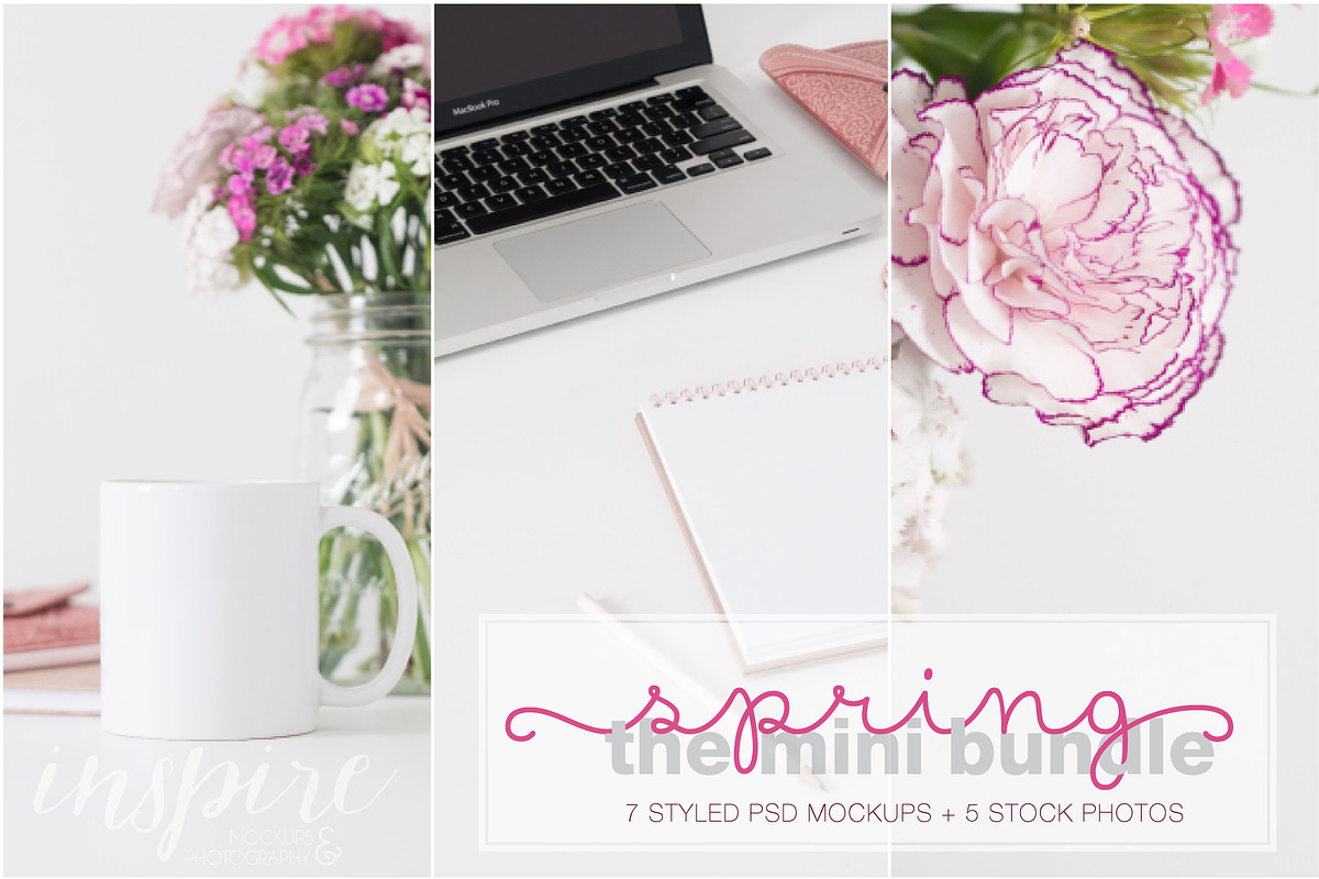 Spring Mockups & Styled Stock Bundle, a Cups & Container Mockup by ...