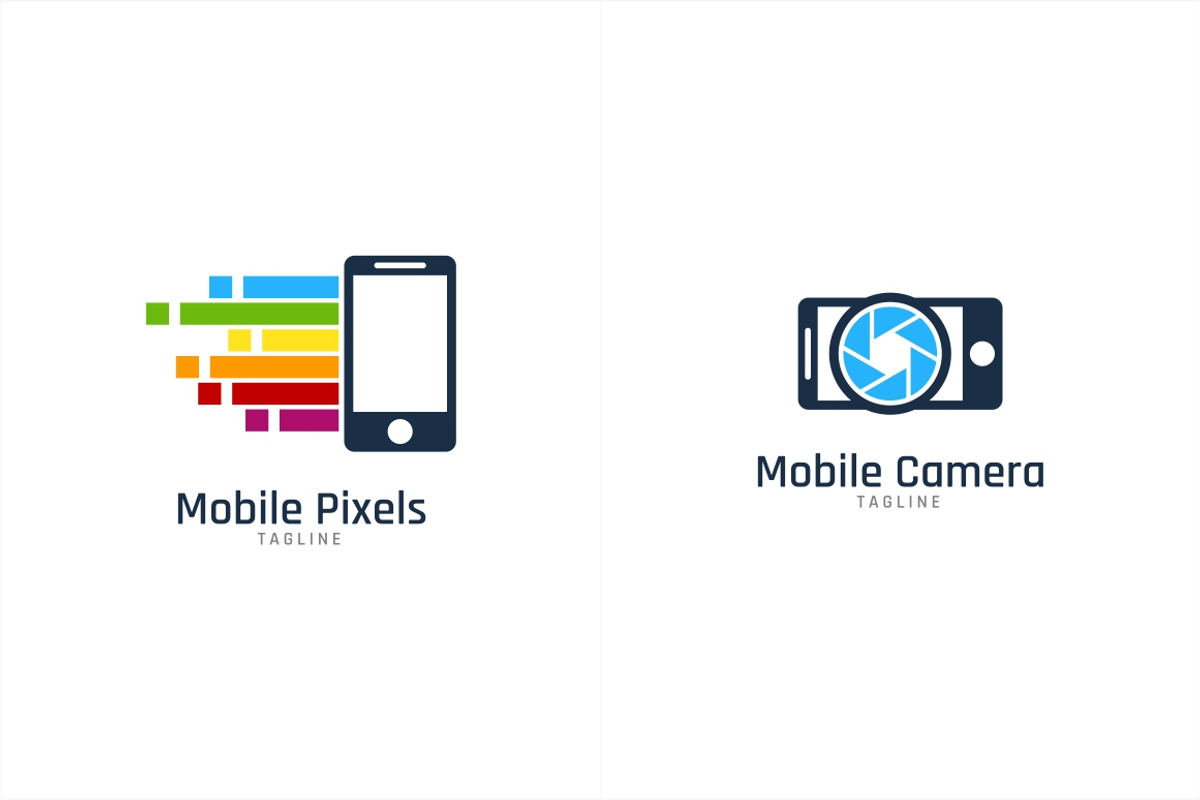 10 Mobile Logo Bundle #5, a Branding & Logo Template by PutraCetol Studio