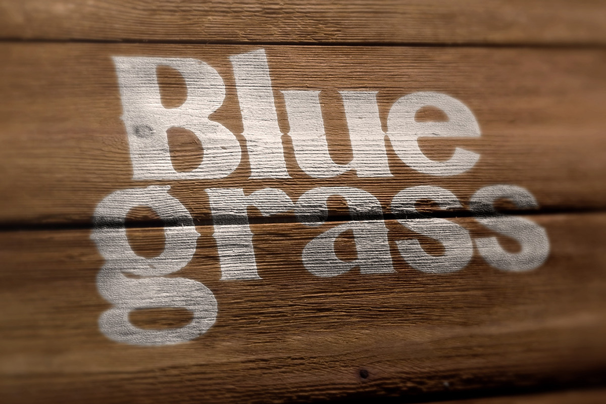 Bluegrass Font, a Font by Cruzine
