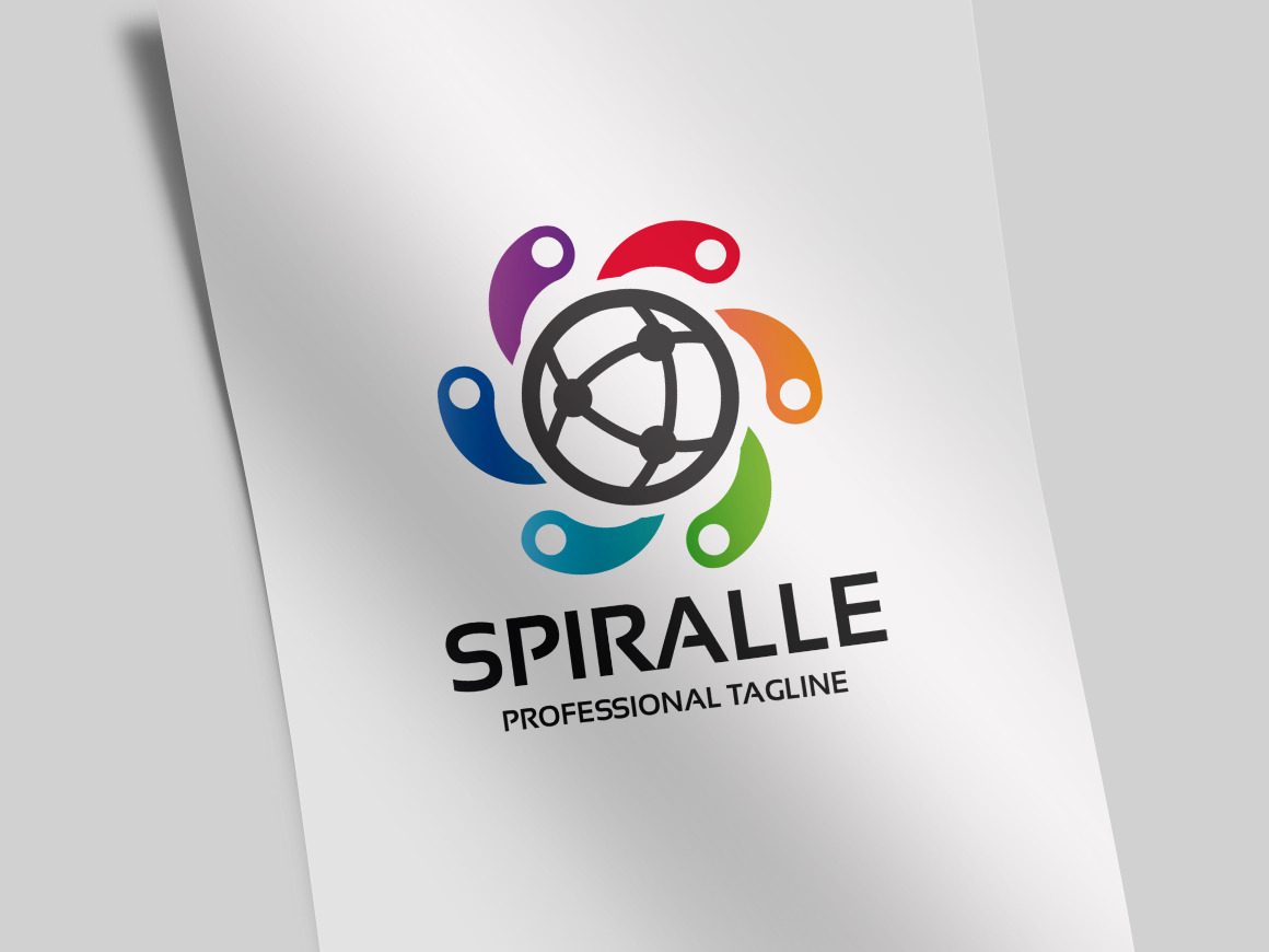Spiral World Logo, a Branding & Logo Template by Design_Planet