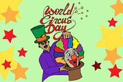 World circus day, an Illustration by alex.hliv