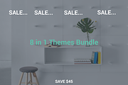 HTML5 Bundle - 8 In 1 | HTML Templates ~ Creative Market