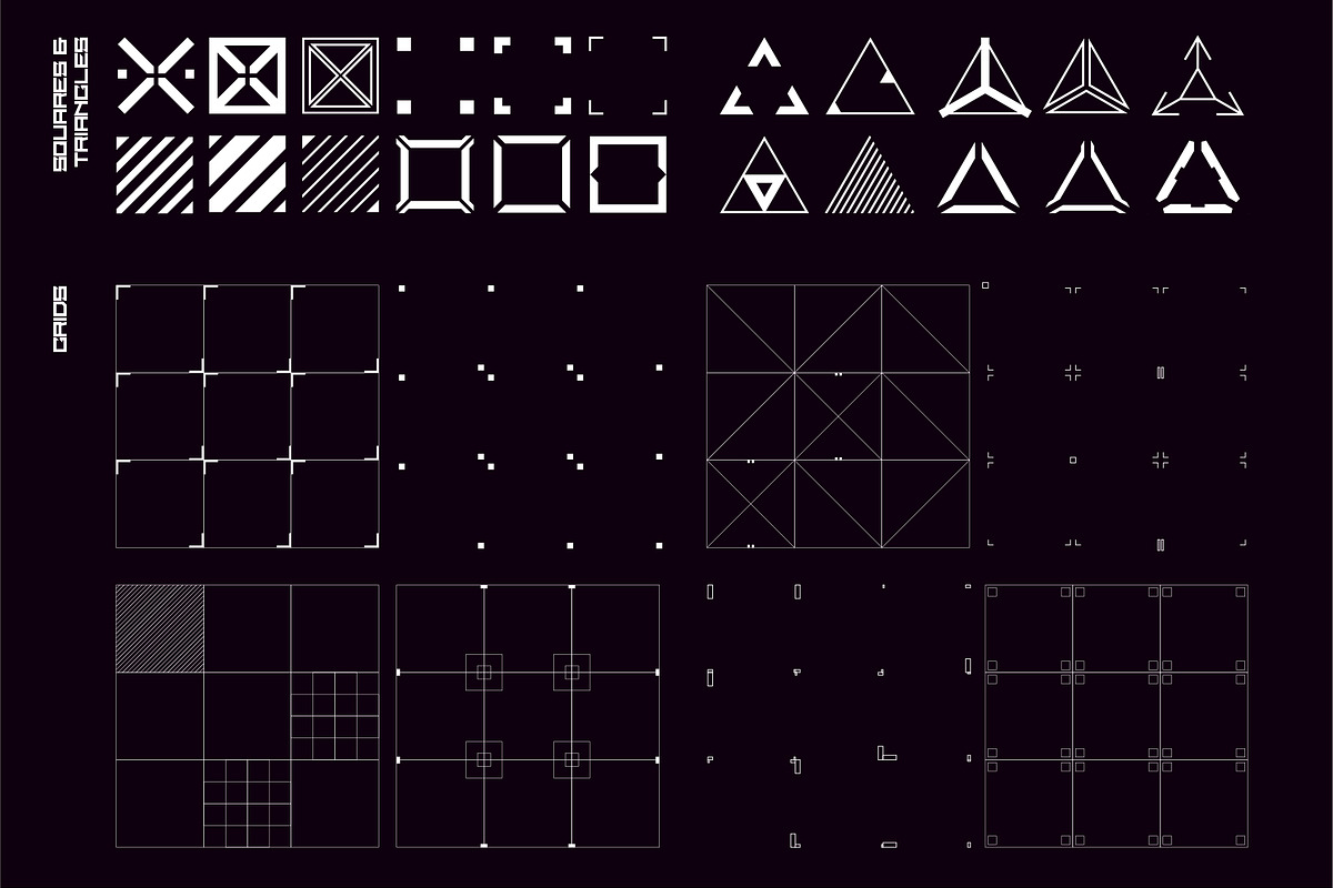 CyberPunk UI Set, a Technology Illustration by Olga Ryzychenko ...