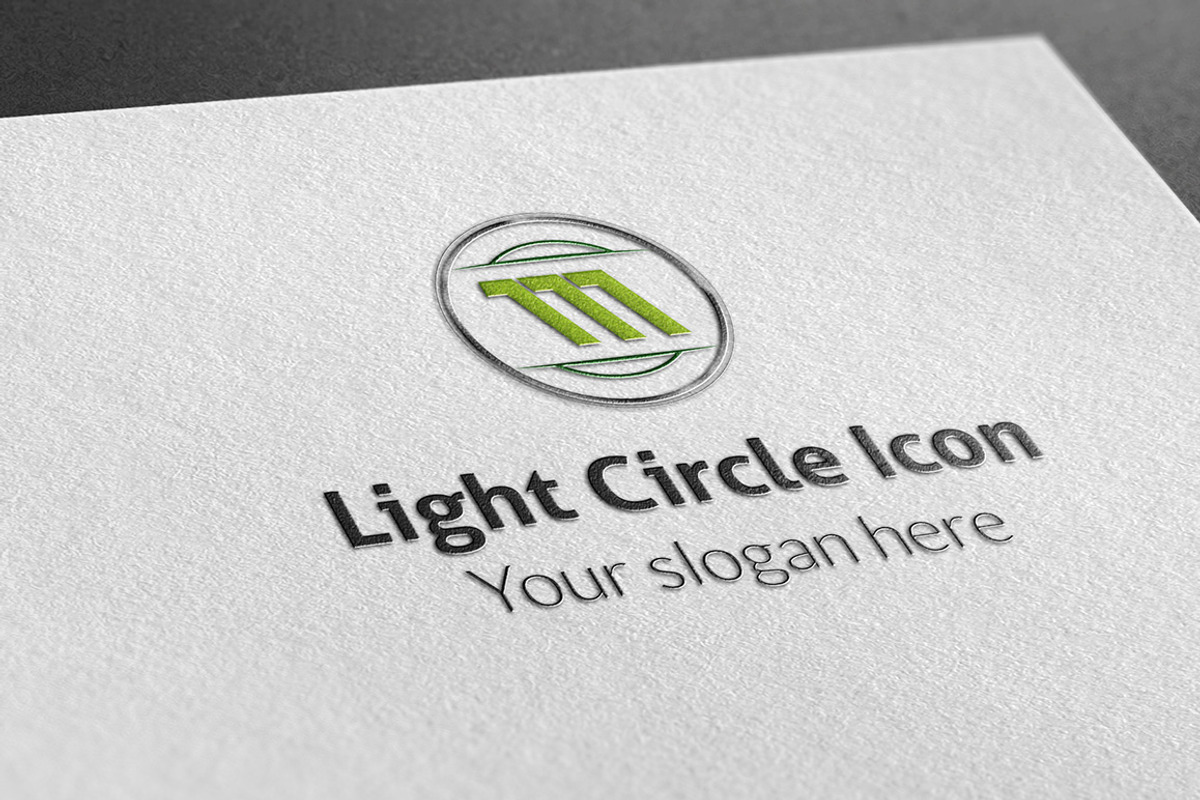 Light Circle Icon Logo, a Branding & Logo Template by BdThemes