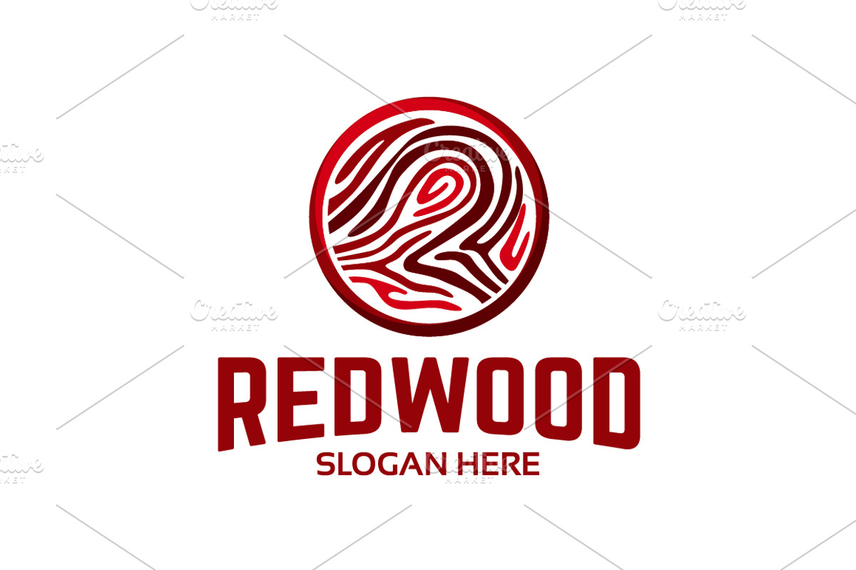Circle Redwood Logo Template designs, a Branding & Logo Template by ...