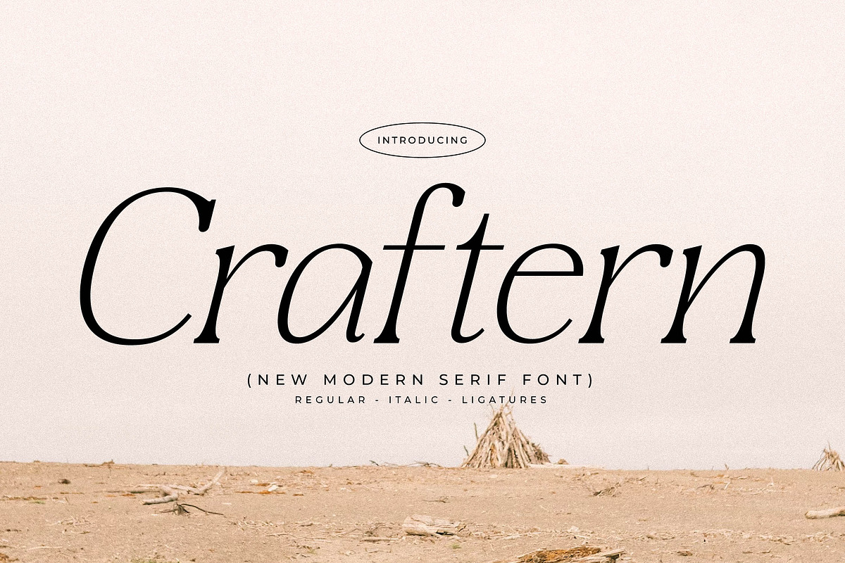 Craftern New Modern Serif Font, a Serif Font by Storytype Studio