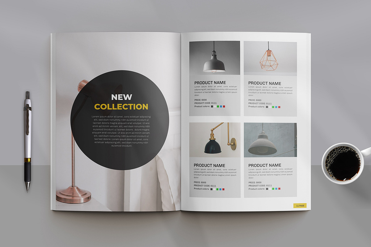Catalog Layout Template Design