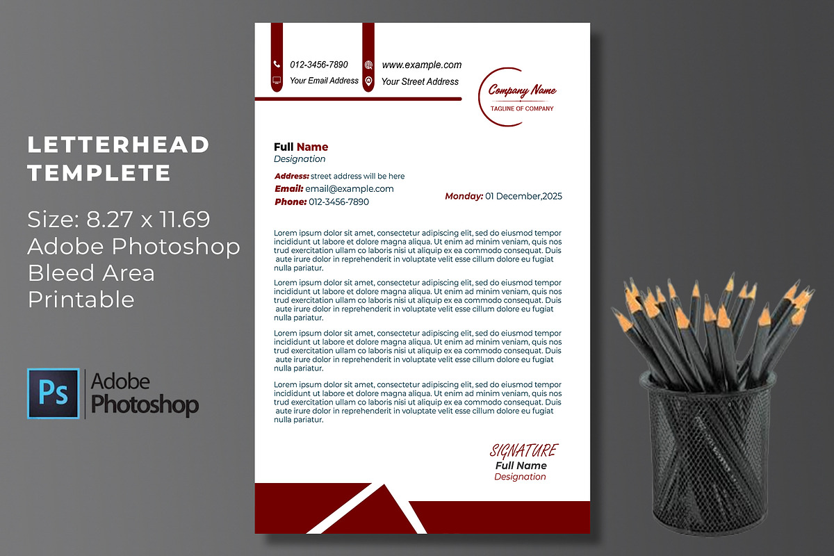 Premium Letterhead Template