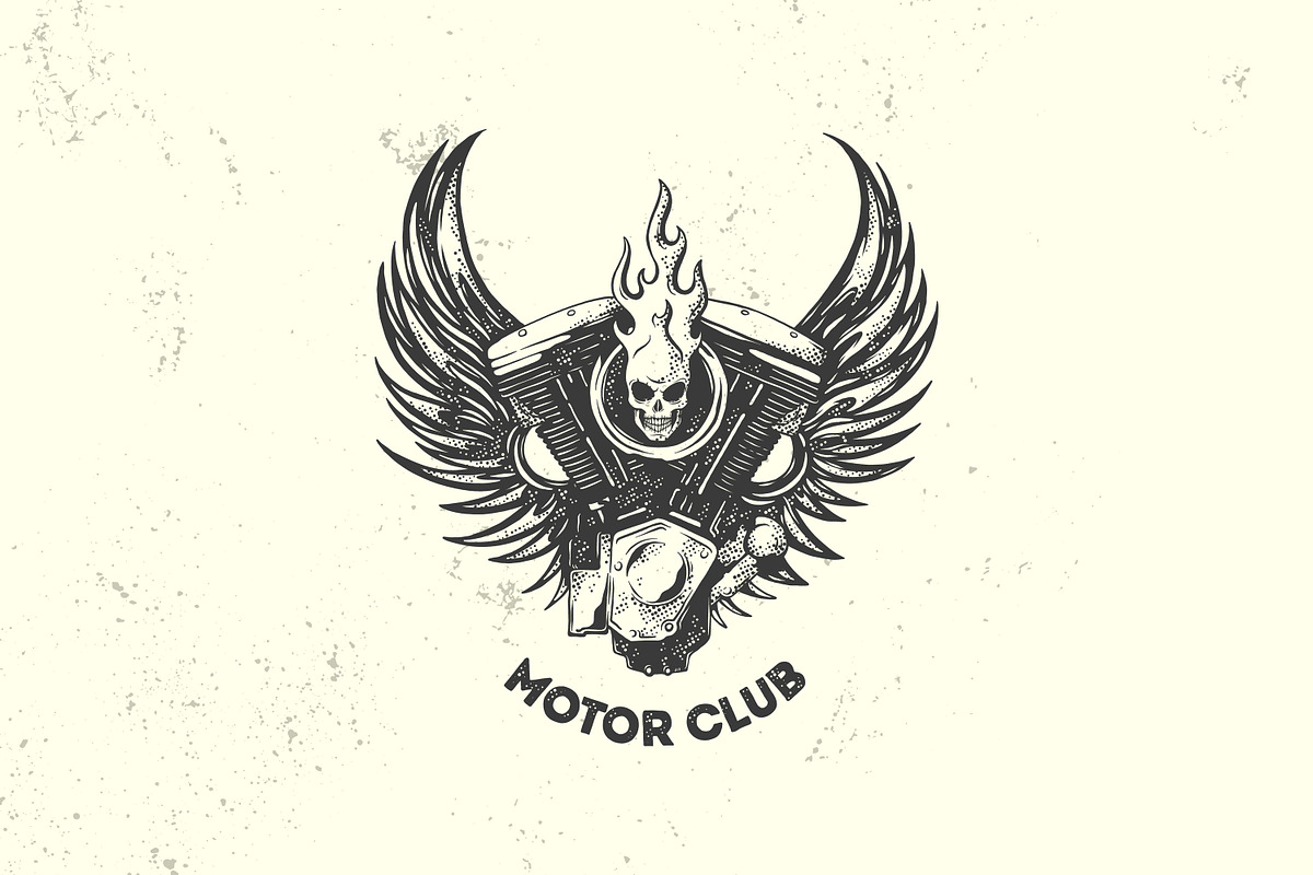 Motor Club Signs, an Illustration by illusign
