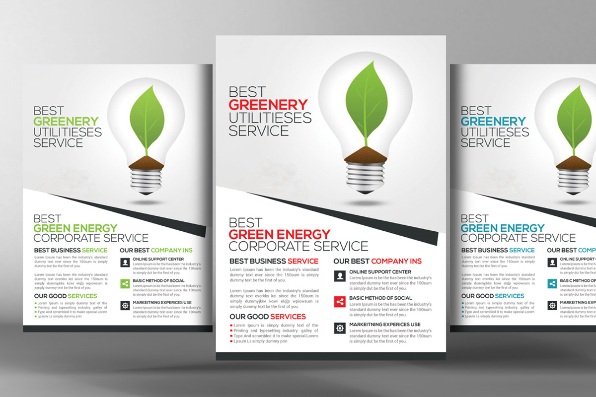 Garden & Landscape Design Flyer, a Flyer Template by graphicforest