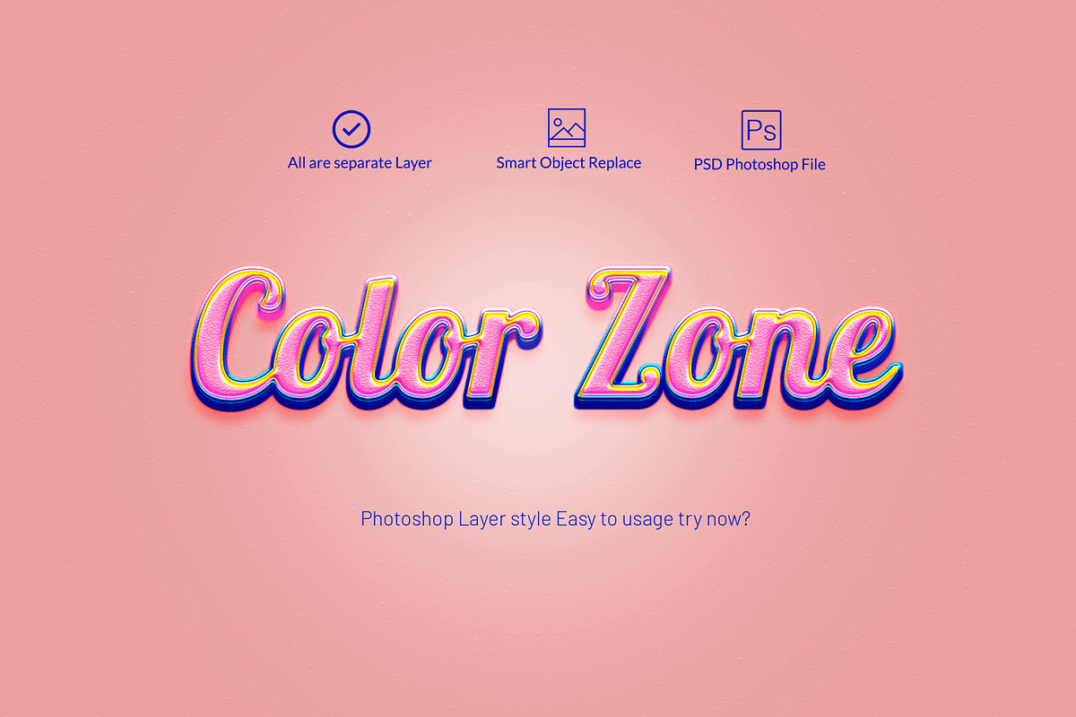 3D Bundle Photoshop Layer Style 2, a Layer Style Add-On by MRI STUDIO