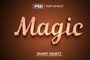 Magic 3D Editable psd Text Effect | Actions ~ Creative Market