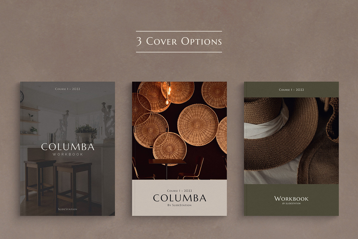 Columba Workbook Creator, a Magazine Template by SlideStation