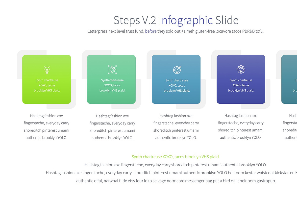Steps V.2 PowerPoint Slides, a Presentation Template by Pulsecolor