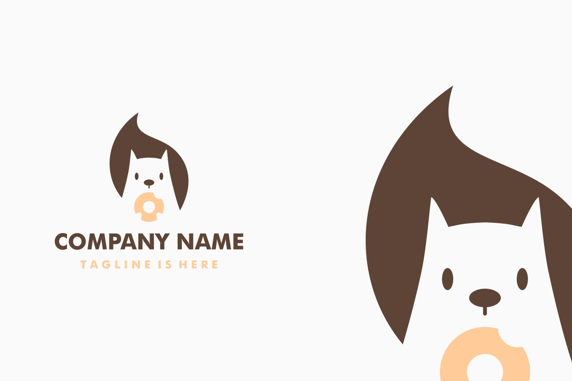squirrel donuts logo, a Branding & Logo Template by VSTRD TYPEWORKS