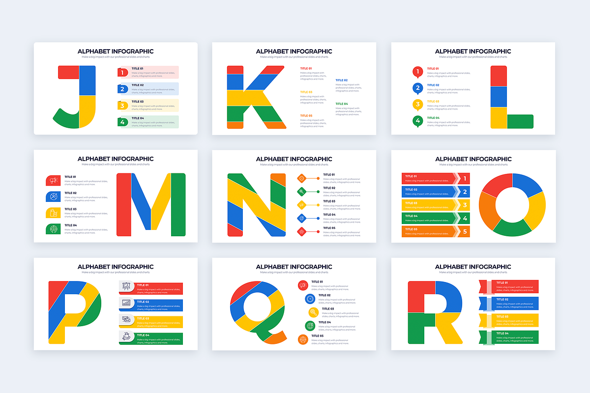Alphabet Powerpoint Templates, a Presentation Template by Slidesmash