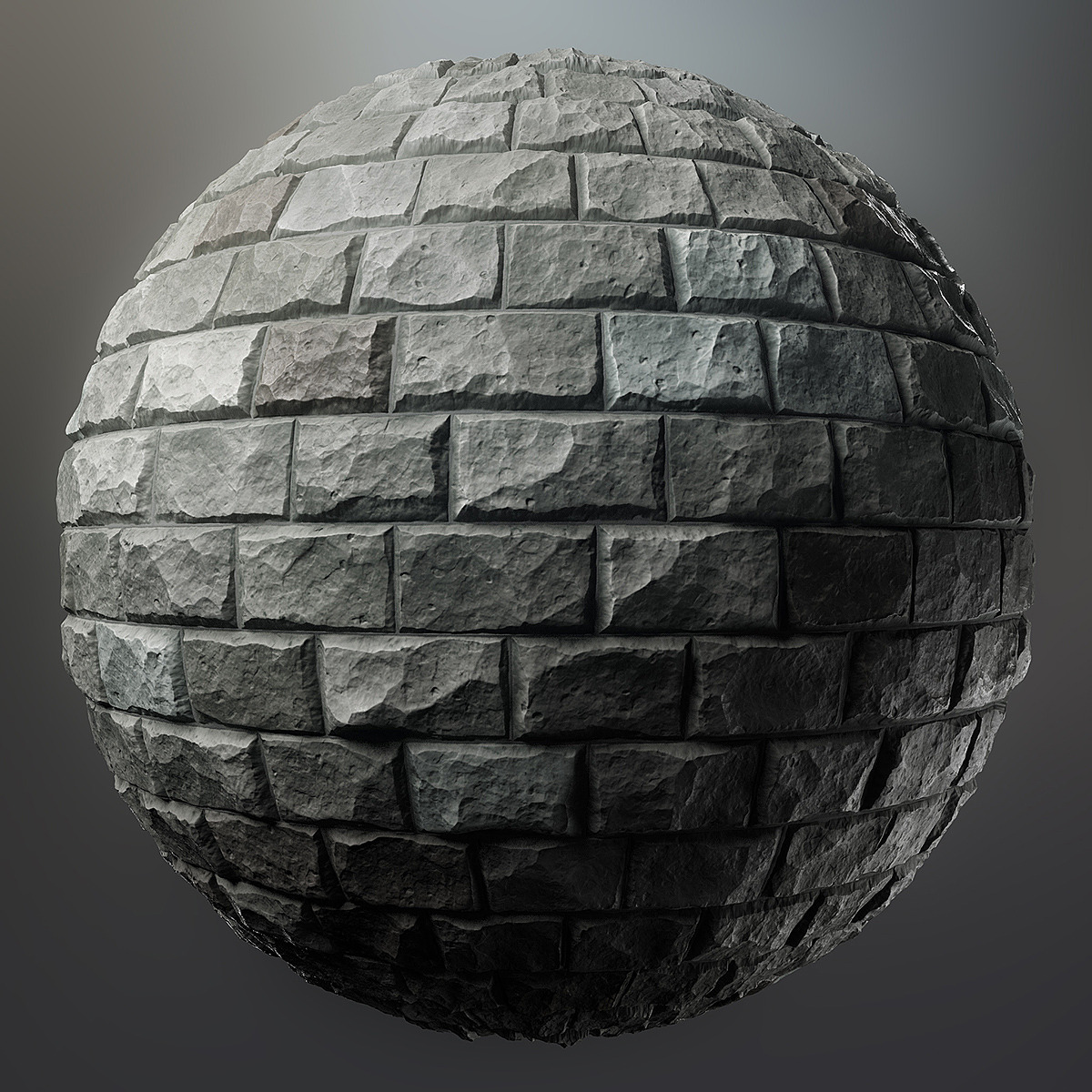 Rough stone blocks, a Textures & Material 3D Model by happy brush