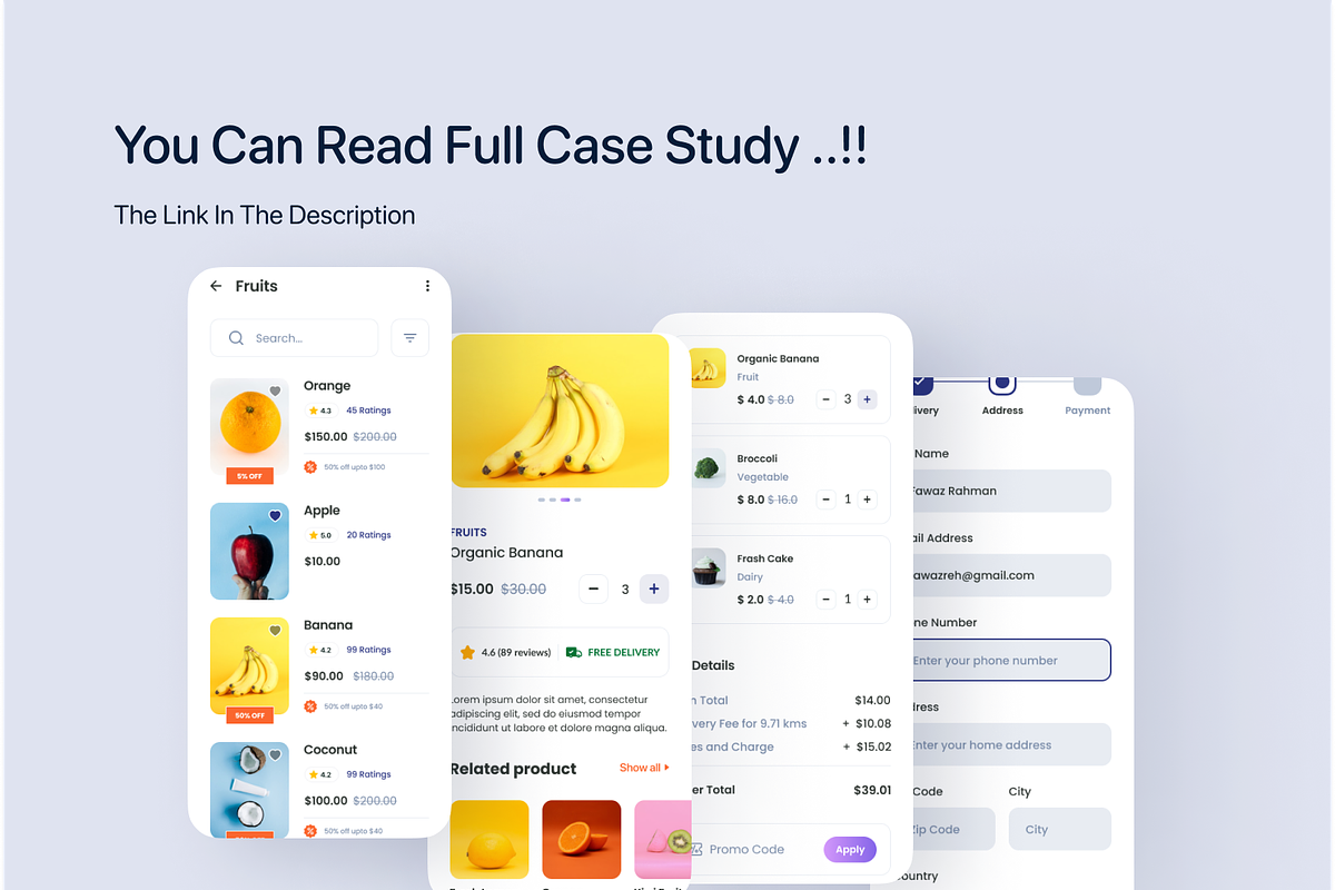 Grocery Shop - App UI kit