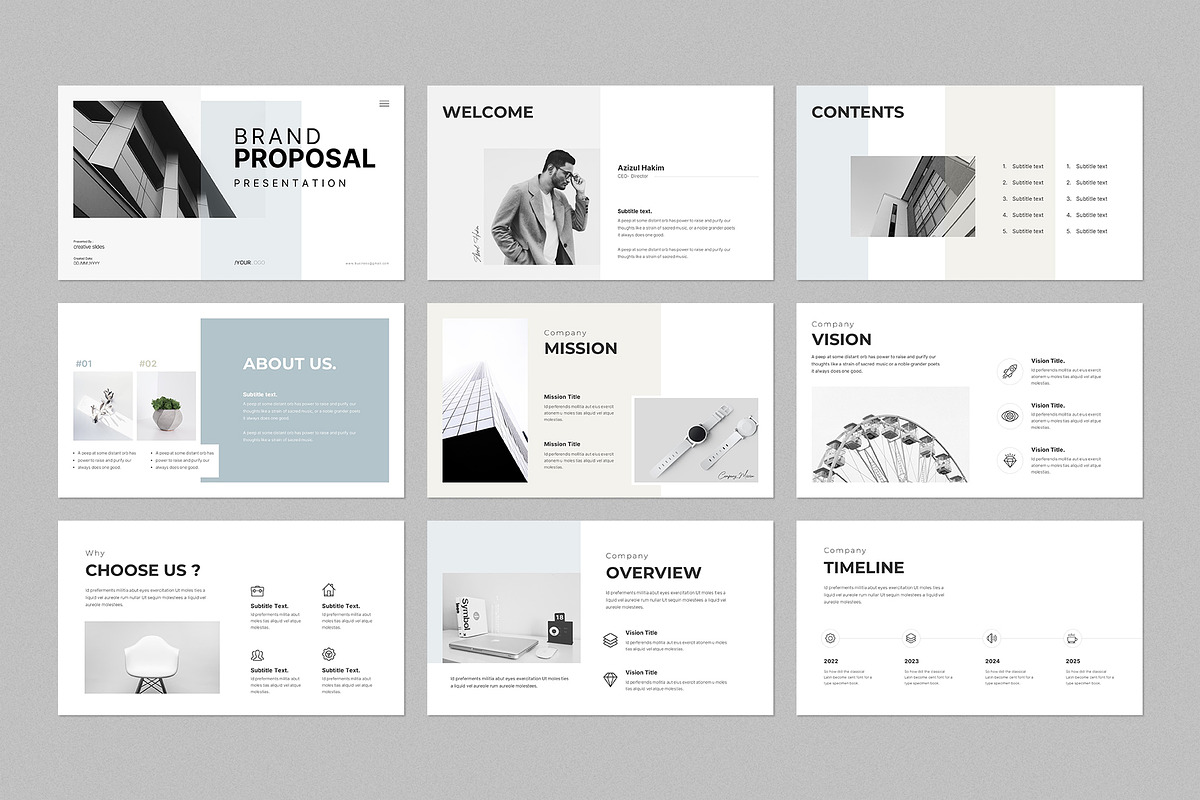 Brand Proposal Presentation, a Presentation Template by CreativeSlides