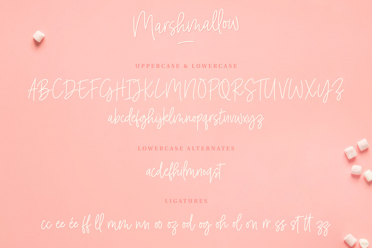 Marshmallow Handwritten Font, a Handwritten Font by The Paper Town