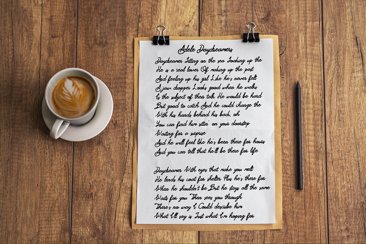 La Rose, a Script Font by OnlyTheOriginaLs