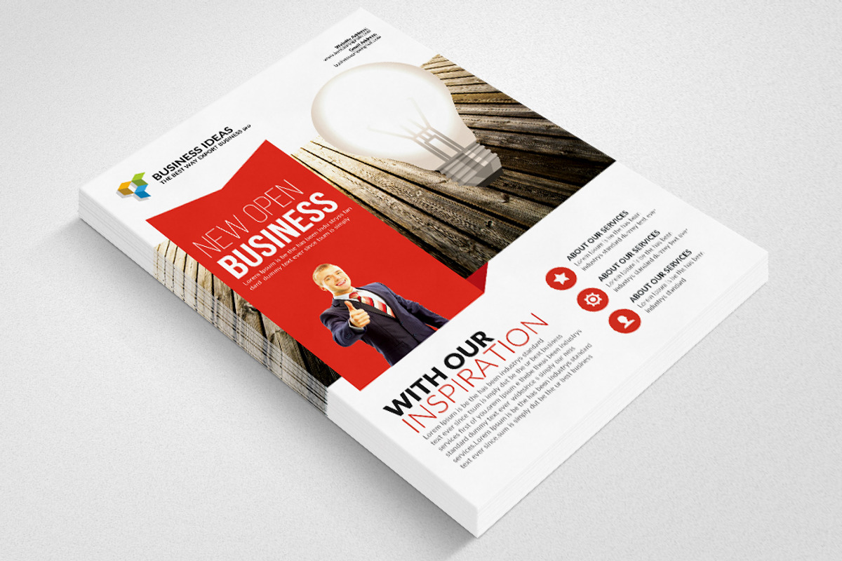 Business Executive Coach Flyer, a Flyer Template by Design Up