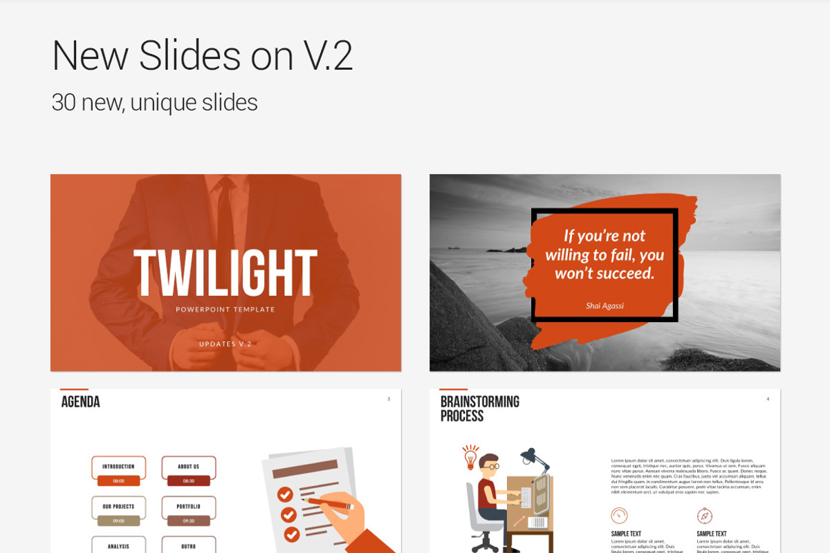 Twilight - PowerPoint Template, a Presentation Template by everslide
