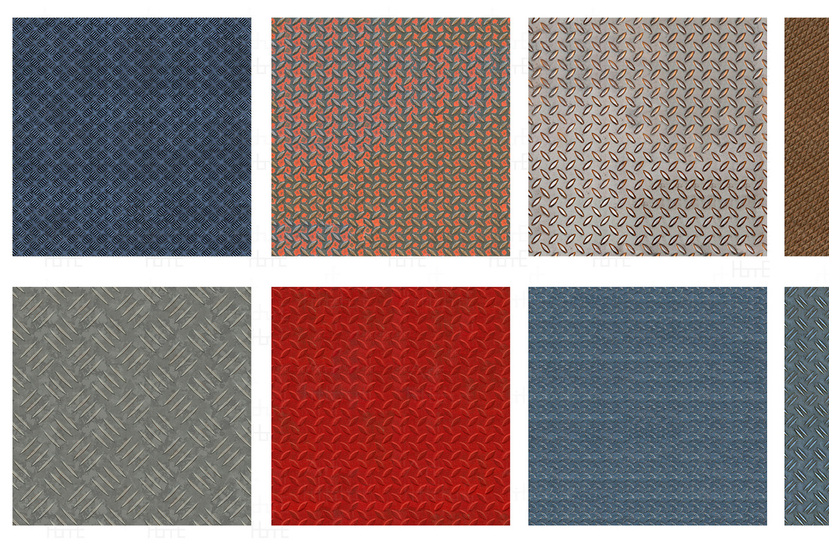 Seamless Metal Textures, Steel Pattern | Creative Market