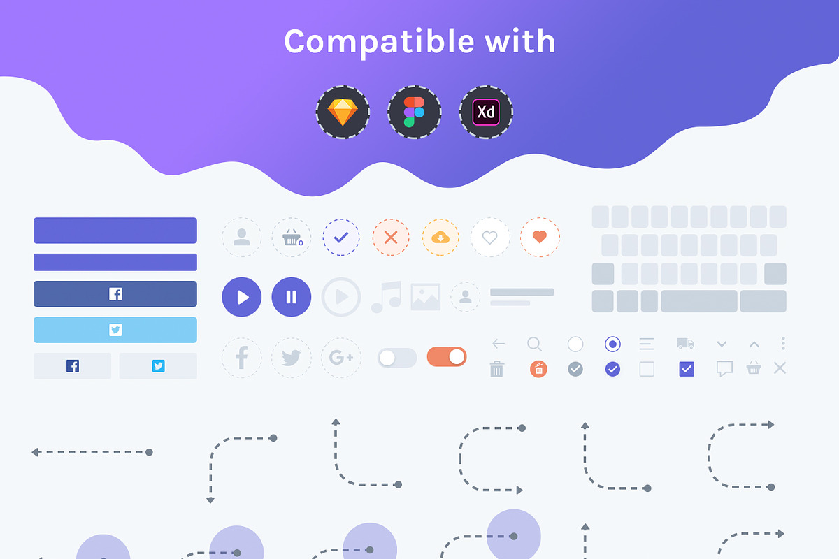 HotBlocks - Mobile Flowcharts UI Kit, an UI Kit Template by Dorin007 ...