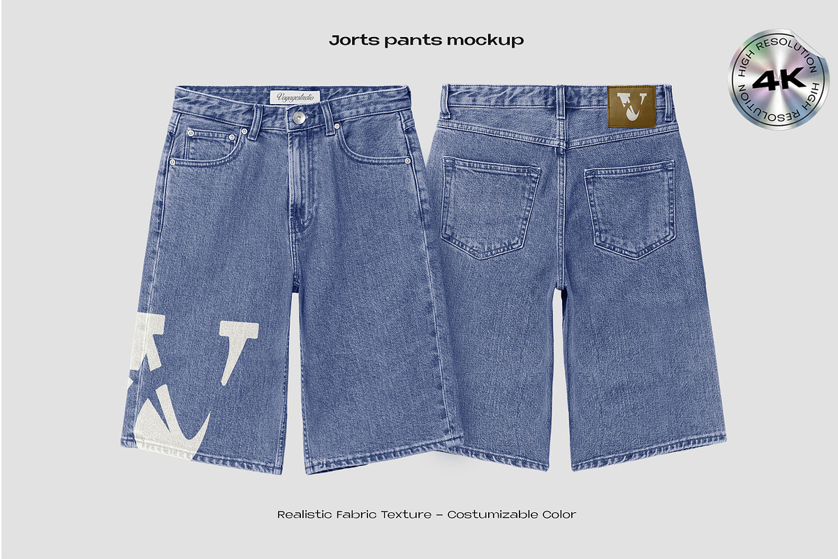 Jorts pants mockup, an Apparel Mockup by Voyage Studio
