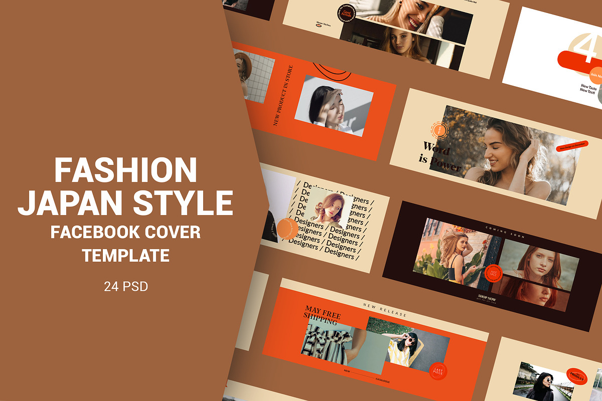 Fashion Japan Style Facebook Cover, a Social Media Template by Azruca