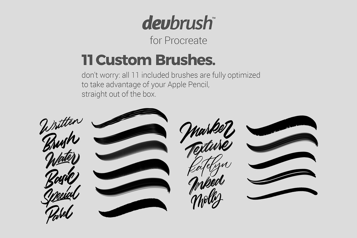 DevBrush for Procreate, a Brush Add-On by Alif Devan R.