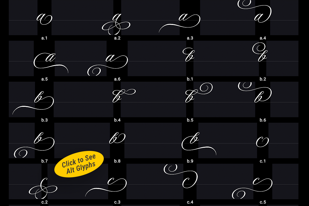 Antura Script, a Script Font by Solidtype