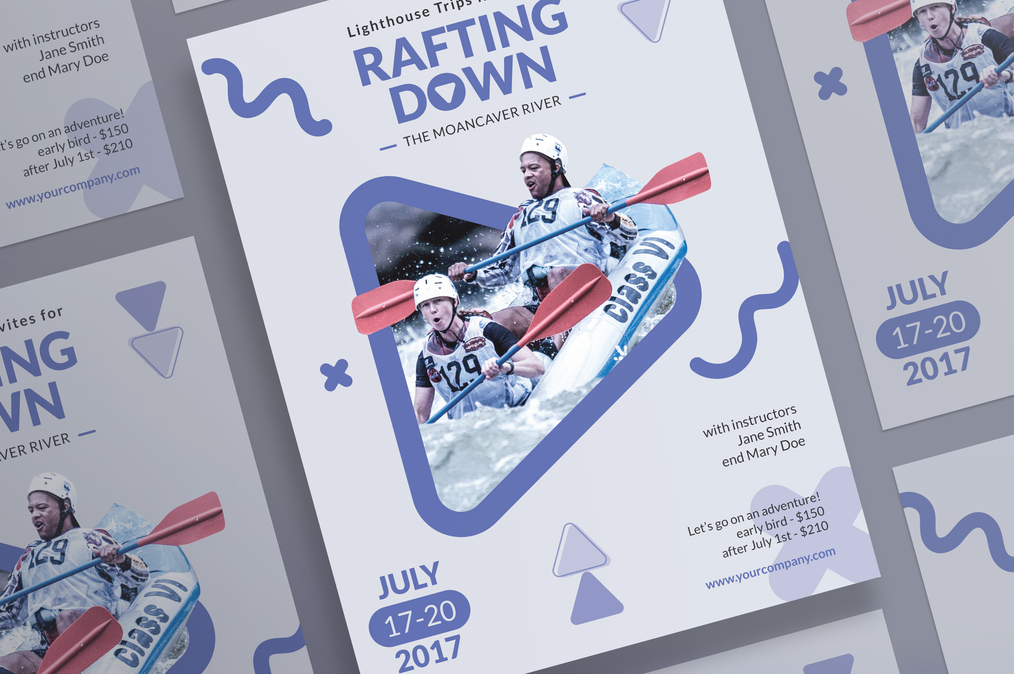 Posters | Rafting, a Flyer Template by Amber Graphics