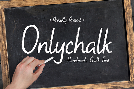 Chalkvibes A Handwritten Chalk Font, a Font by Allouse Studio