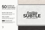 50 Overlays - Beautifully Subtle 1, a Texture Graphic by 77 Productions