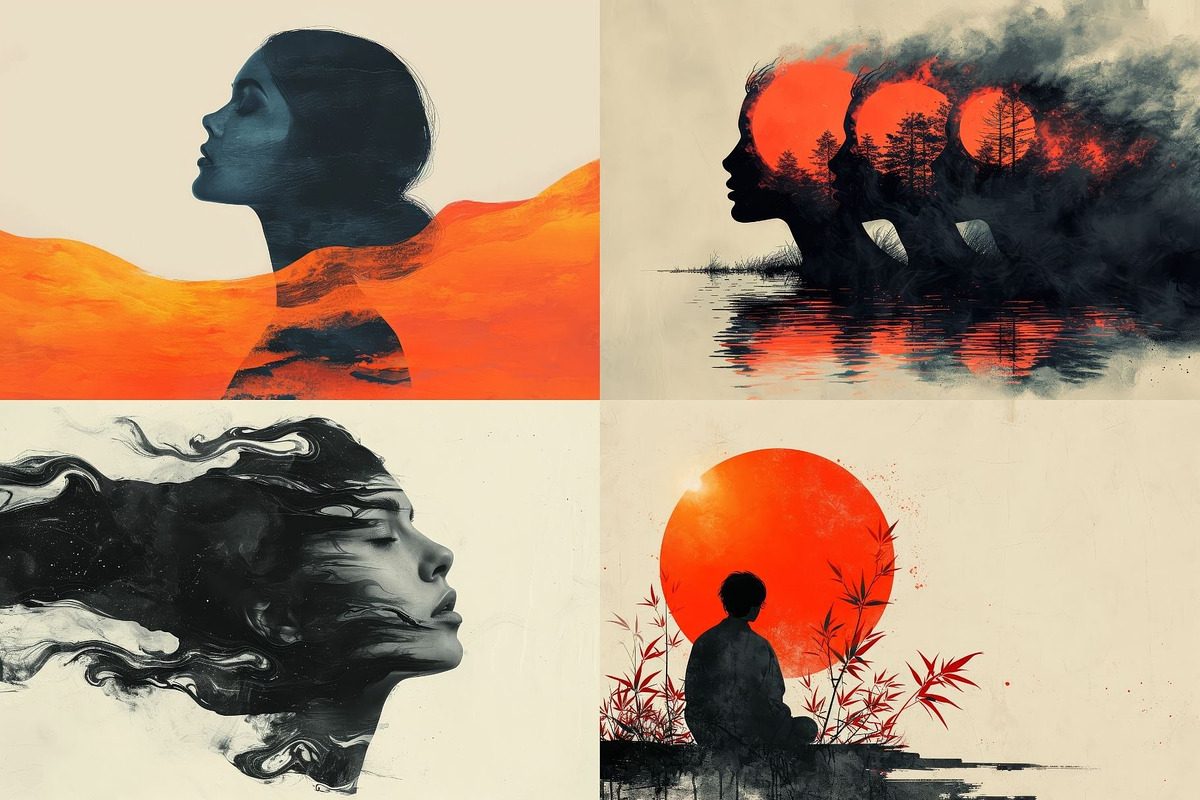 16 Mental Health Illustrations, a Person Illustration by HipFonts