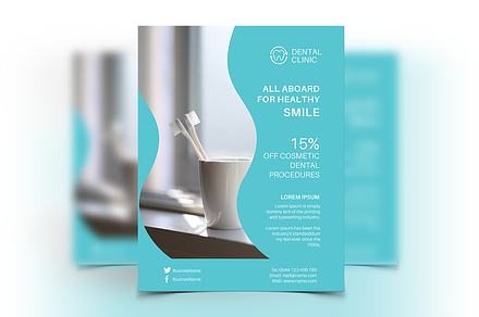 Dental Roll Up Banner | Flyer Templates ~ Creative Market