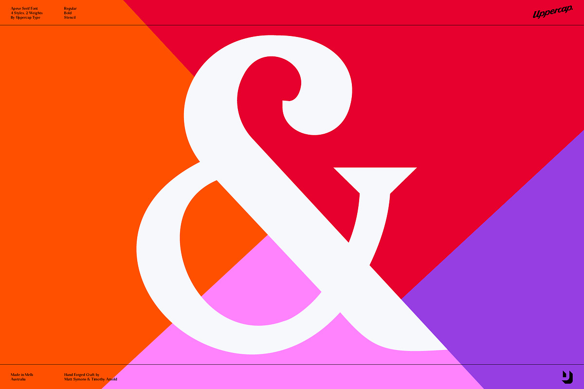 Apexe - Serif Font Family, a Serif Font by UppercapType