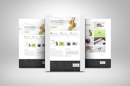 Web Themes Mock ups, a Device Mockup by RgraphicsDesign